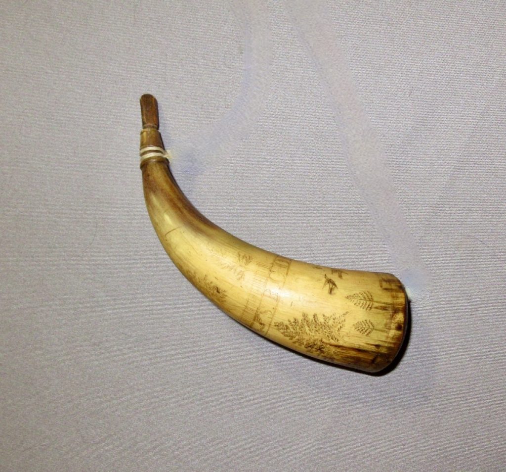 Late 18th Early 19th Century Identified Engraved Priming Horn – SOLD ...