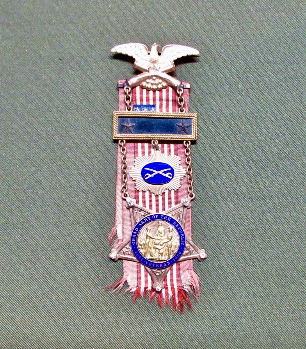 Major Horner’s Gold Presentation Department Commanders Badge. | J ...