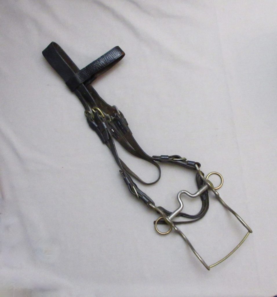 1863 Artillery Curb Bit & Headstall – SOLD | J. Mountain Antiques
