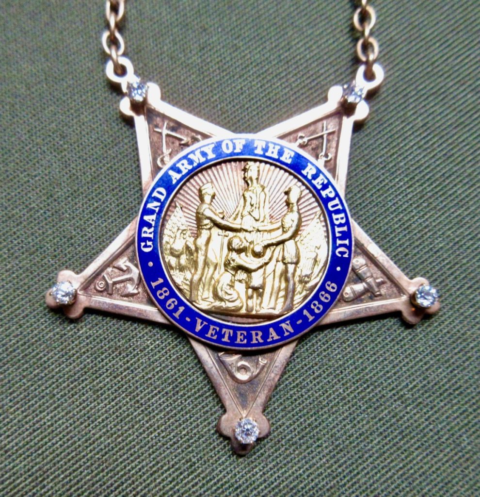 Major Horner’s Gold Presentation Department Commanders Badge. | J ...