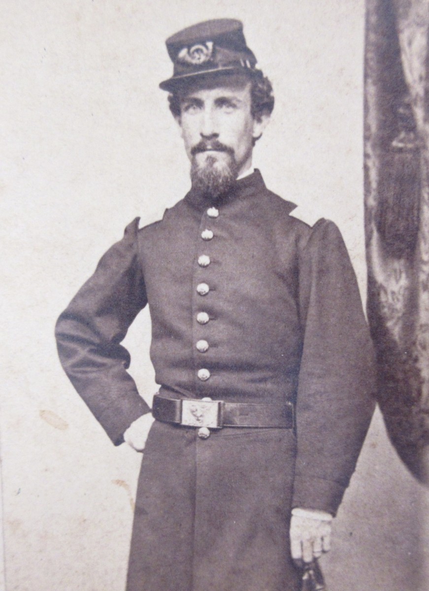 CDV – Captain Thomas B Wales 45th Massachusetts Infantry SOLD | J ...