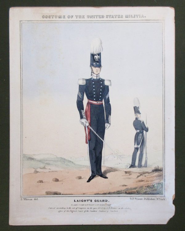 Military Uniform Plate – Laight’s Guard Flank Co, 75th NYSM 1834 – SOLD ...