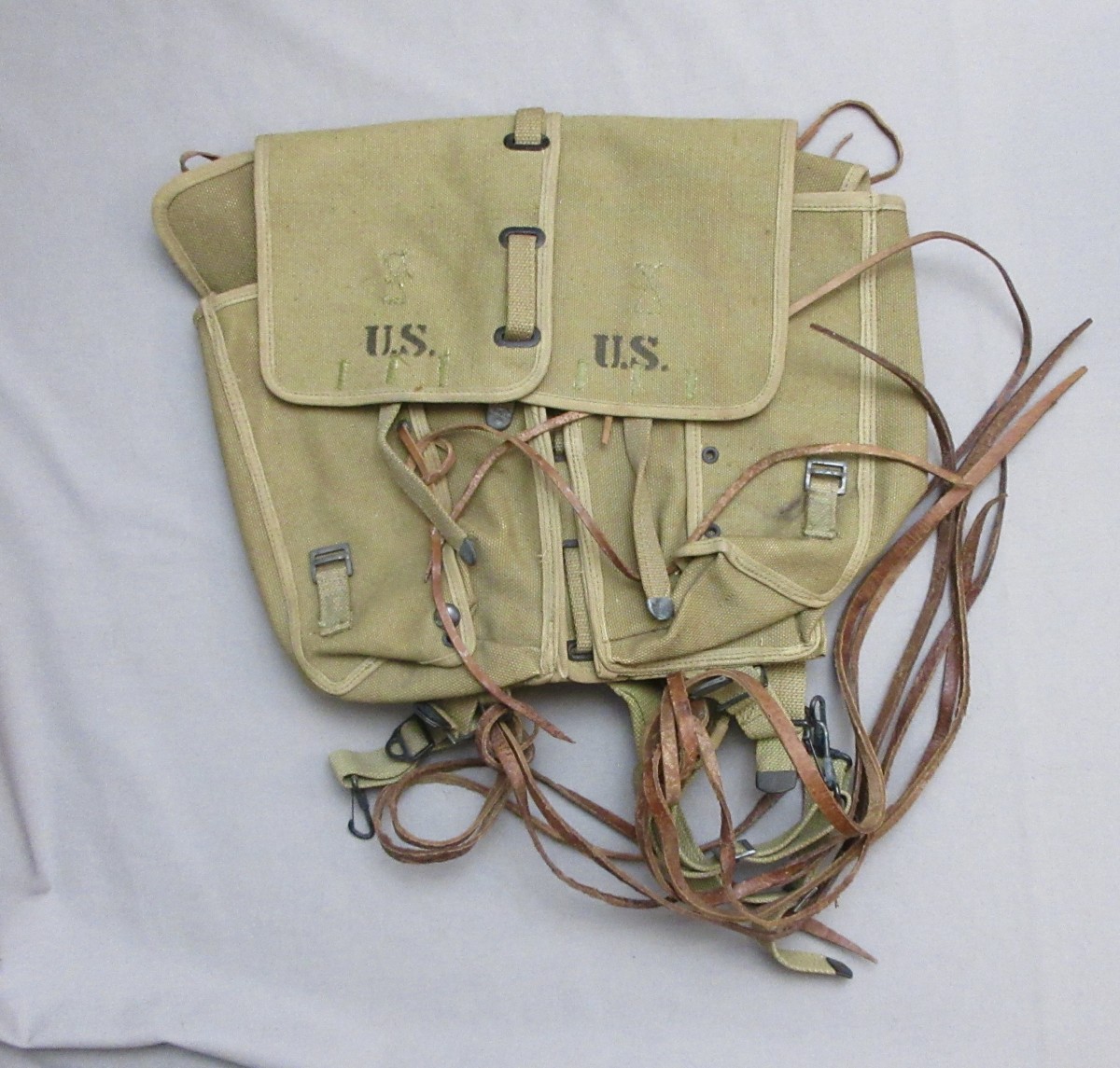 1912 Pattern Cavalry Ration Bags / Knapsack – SOLD | J. Mountain Antiques
