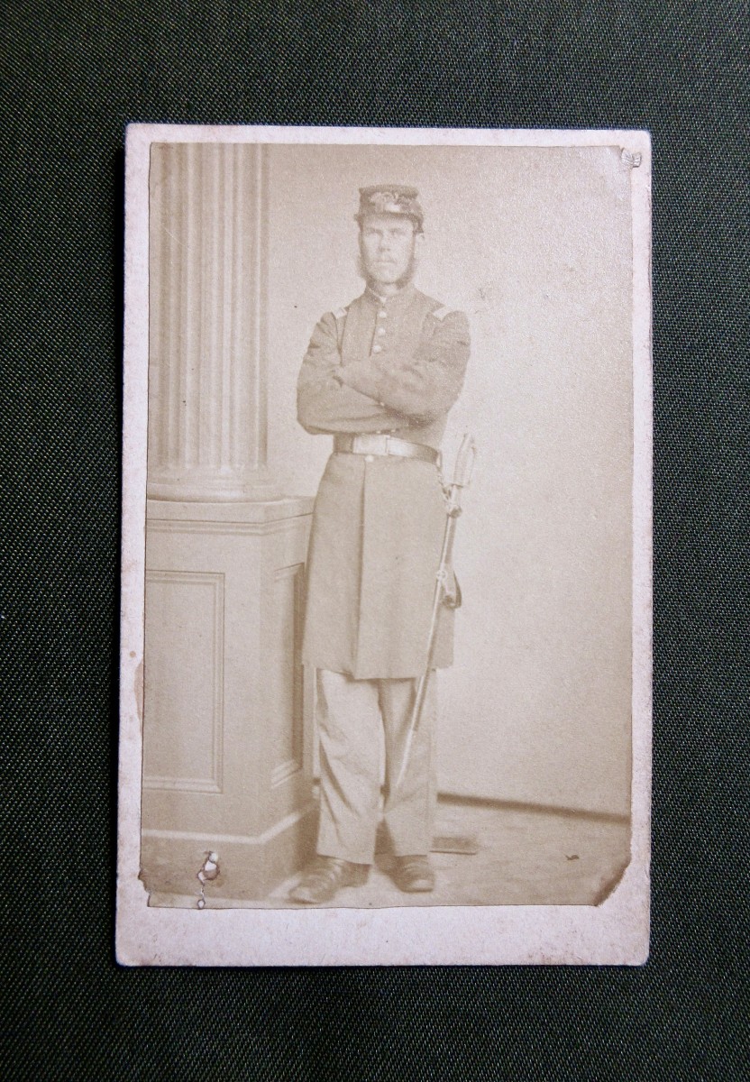 CDV Signed By Lieutenant George T Martin 38th Massachusetts Infantry ...