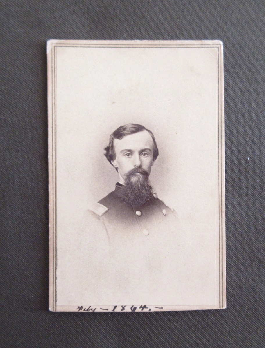 CDV – Lt. Colonel Samuel H. Wilkeson 11th New York Cavalry SOLD | J ...