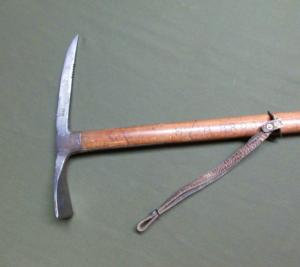 Mountain Ice – Axe Made By Ames – Id’d to Soldier. | J. Mountain Antiques