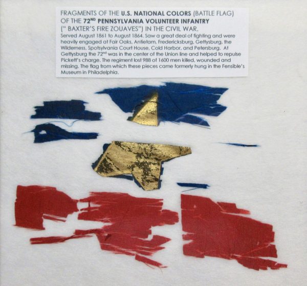 72nd Pennsylvania Infantry National Colors Fragments – SOLD | J ...