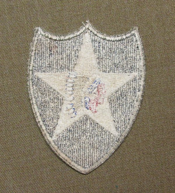 2nd Infantry Division Patch With OD Border – SOLD | J. Mountain Antiques