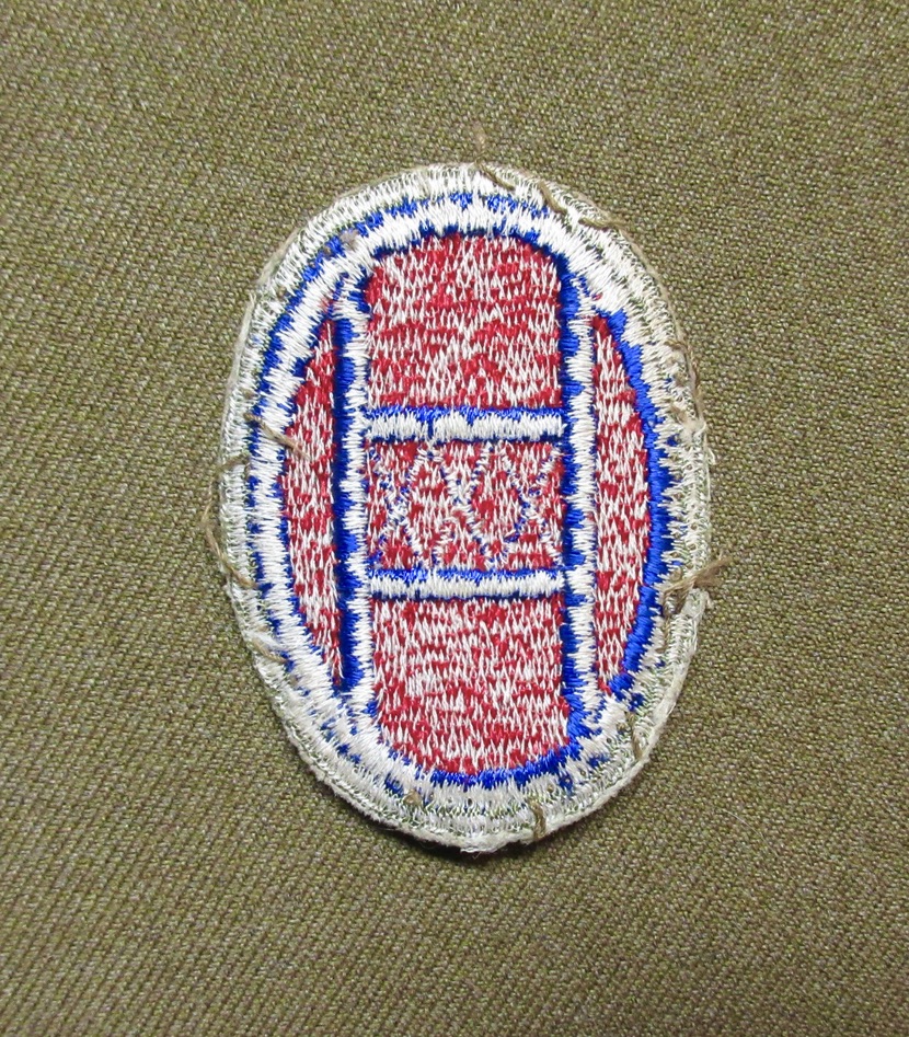30th Infantry Division Patch with OD Border | J. Mountain Antiques