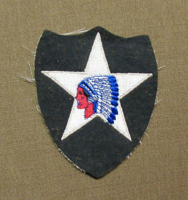 2nd Infantry Division Patch On Felt SOLD | J. Mountain Antiques