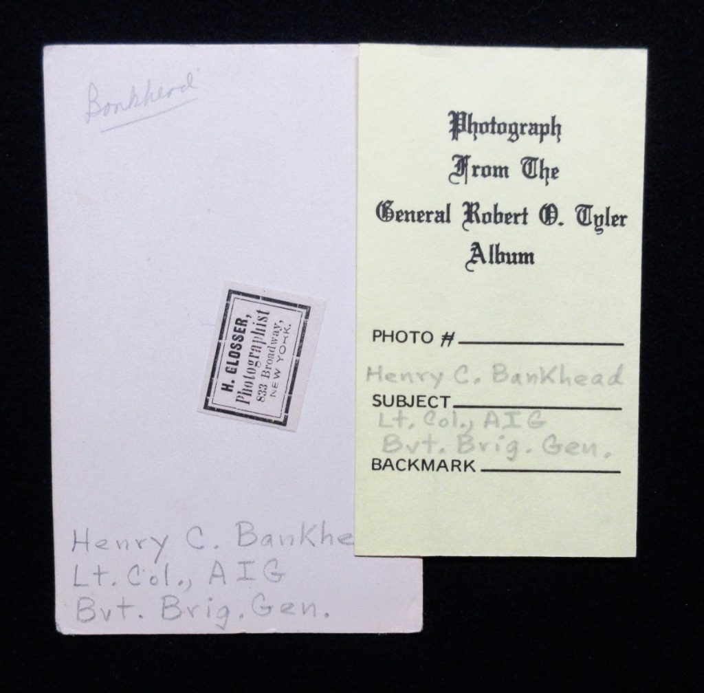 CDV – LtCol. Henry Cary Bankhead USA – SOLD | J. Mountain Antiques