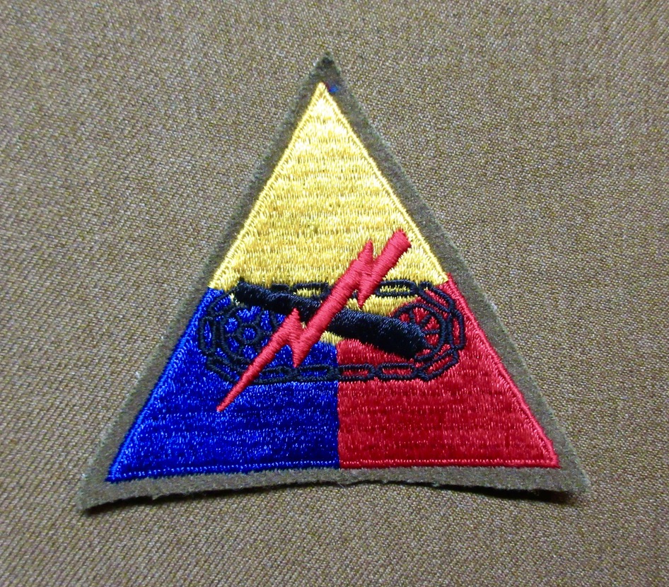 Interwar War- WWII Armored Division Patch – SOLD | J. Mountain Antiques