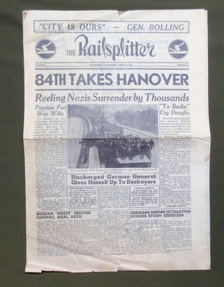 ID’D Co H 334th Infantry Regt- 84th “Railsplitters” ID’d Grouping SOLD ...