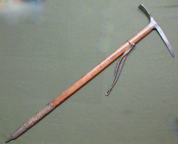 Mountain Ice – Axe Made By Ames – Id’d to Soldier. | J. Mountain Antiques