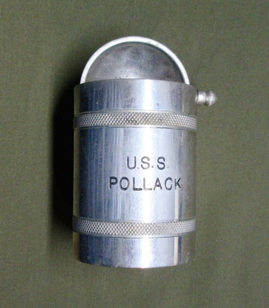 Theater Made Ashtray For Submarine U.S.S. POLLACK (SS-180) – SOLD | J. Mountain Antiques