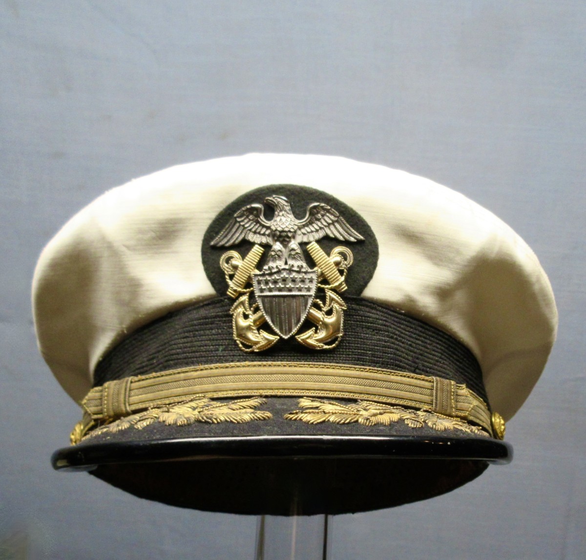 Captain Frederick H. Wahlig, USN- His Dress White Cover- A WWII Sub ...