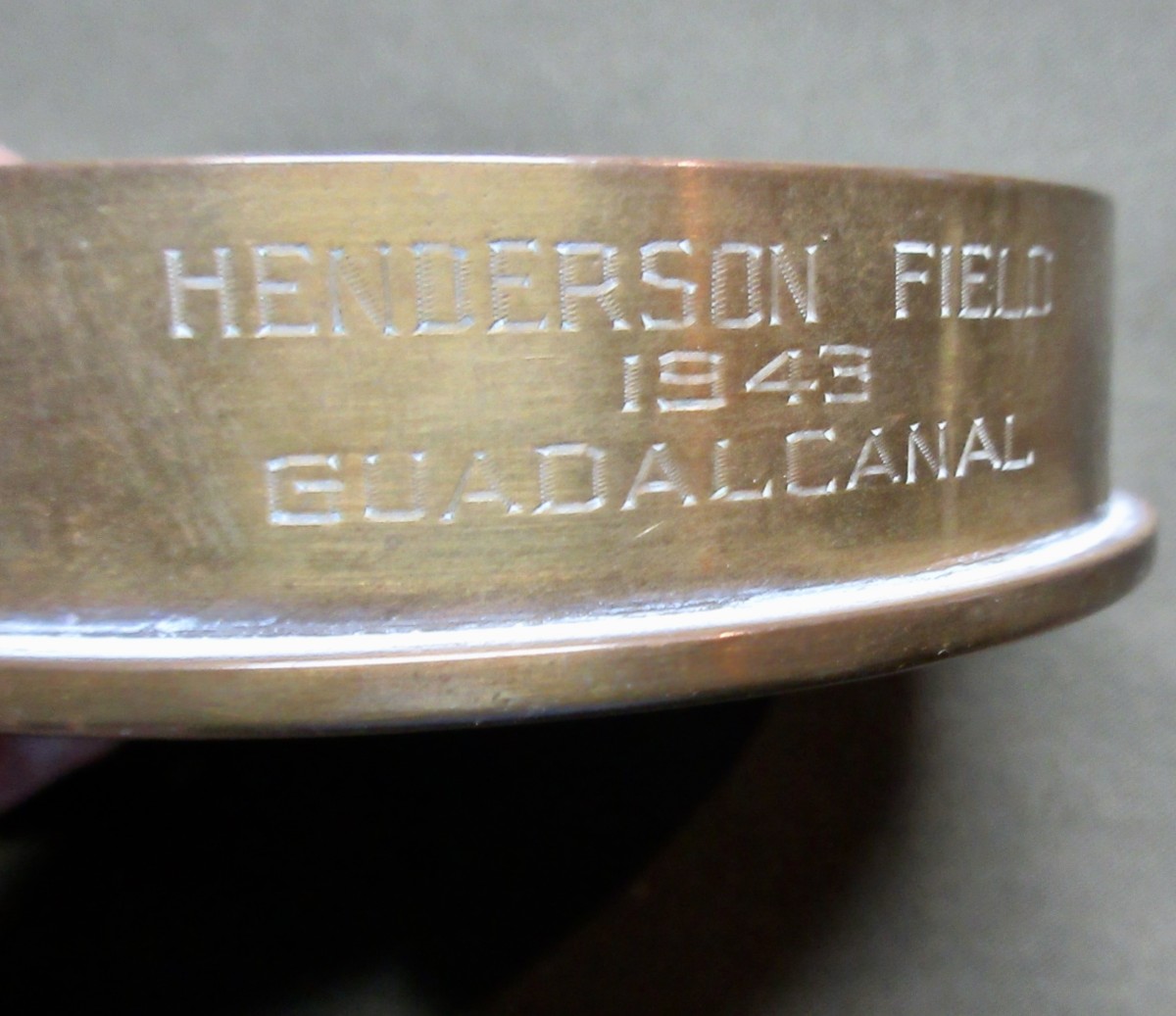 Trench Art Ashtray -Japanese Artillery Shell From Henderson Field ...