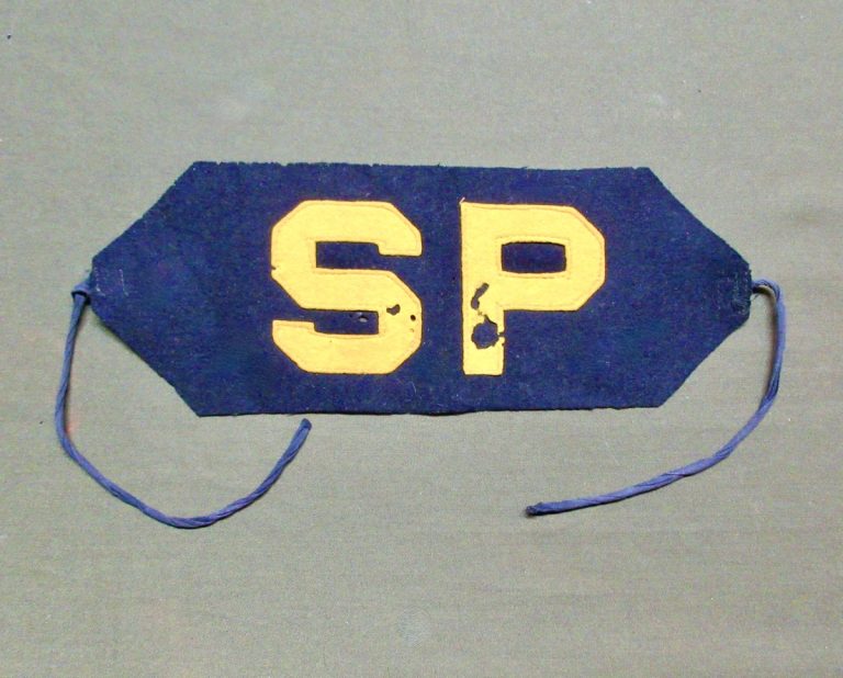 WWII Shore Patrol Armband- ID’d To USS TORO (SS-422) | J. Mountain Antiques