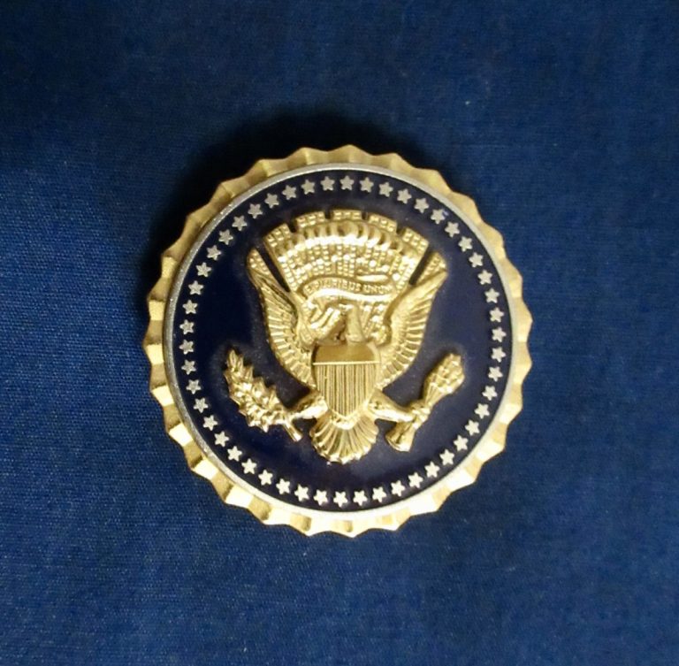 Presidential Service Badge -Numbered. SOLD | J. Mountain Antiques
