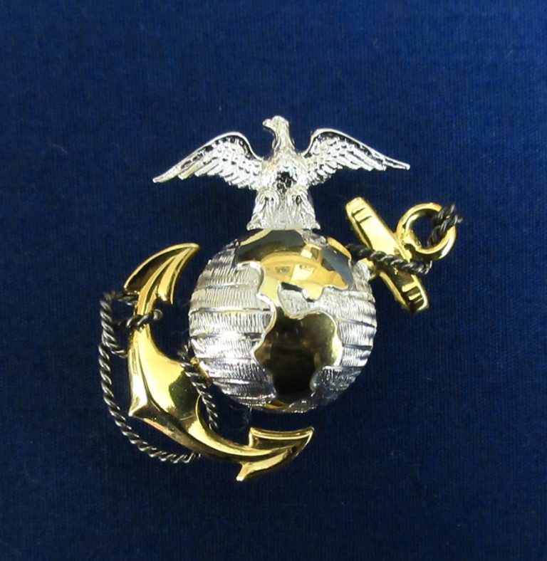 M1936 USMC Officers Cap & Collar EGA Set. SOLD | J. Mountain Antiques