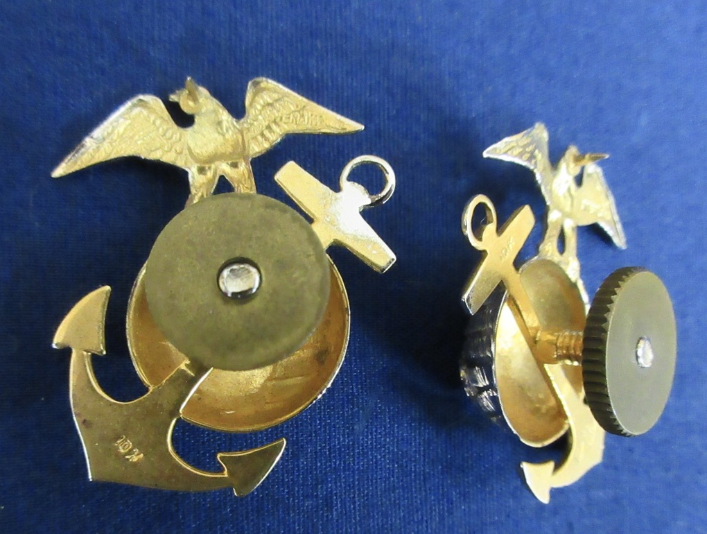 M1936 USMC Officers Cap & Collar EGA Set. SOLD | J. Mountain Antiques