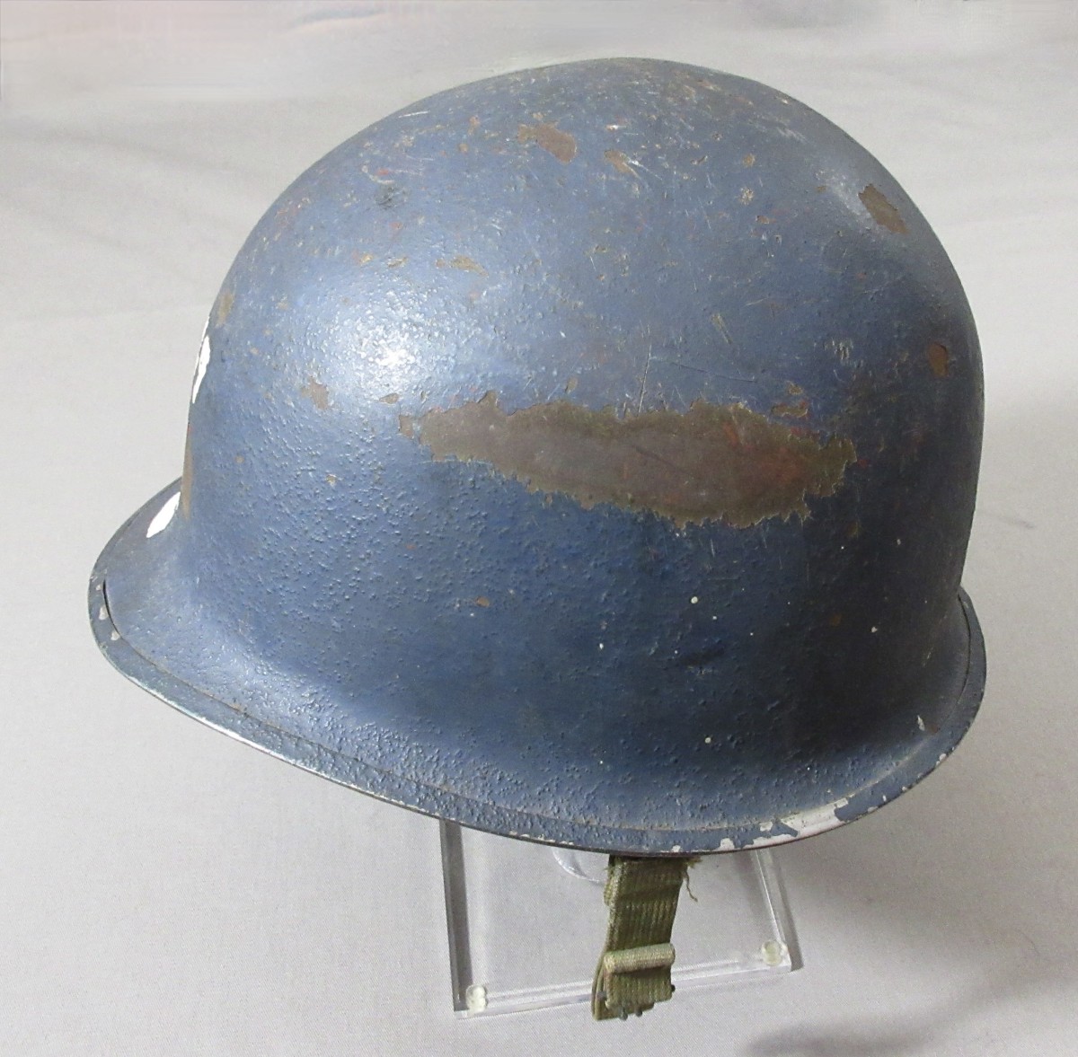 M1 Helmet Belonging To Ensign E.A. Case – VF-49 SOLD | J. Mountain Antiques