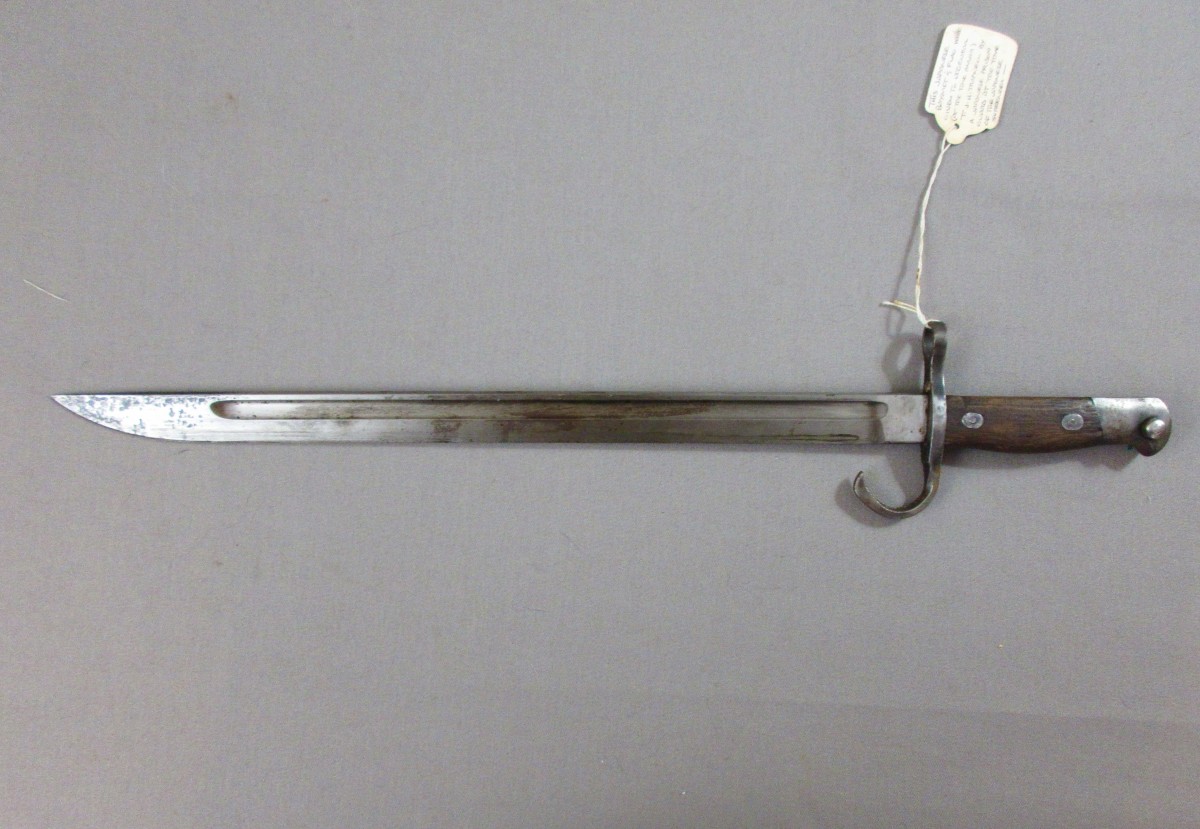 Japanese Bayonet & Flag Surrendered to Bataan Death March Officer ...