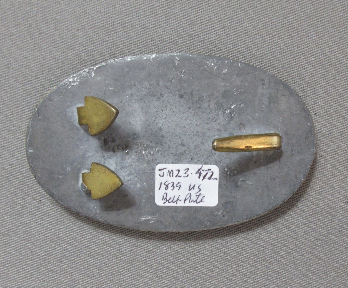 Civil War Unissued 1839 Oval US Belt Plate – SOLD | J. Mountain Antiques