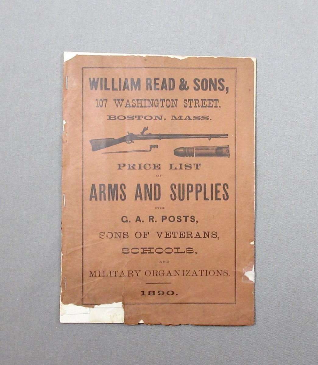 1890 William Read & Sons Military Goods Catalog | J. Mountain Antiques
