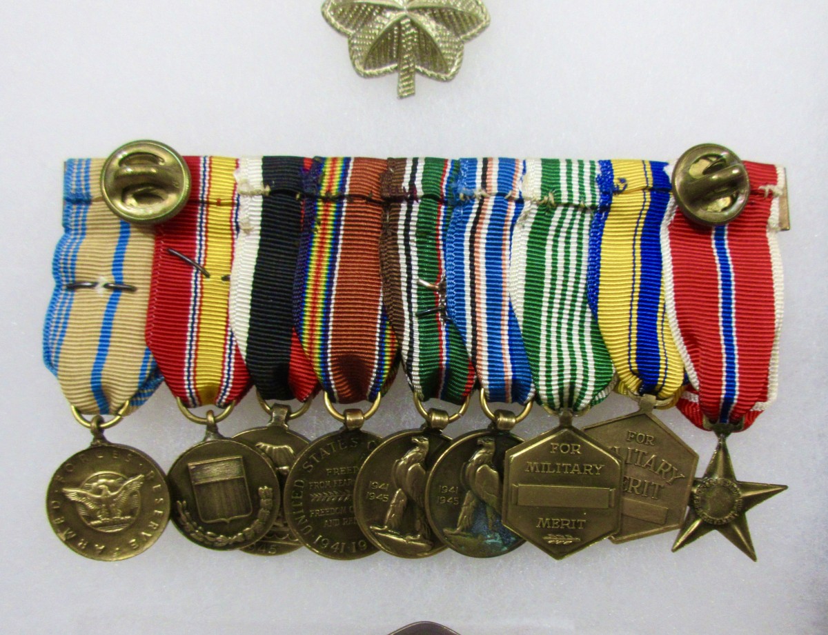Miniature Medals -Dog Tags & More For A WWII AAF Veteran. – SOLD | J ...