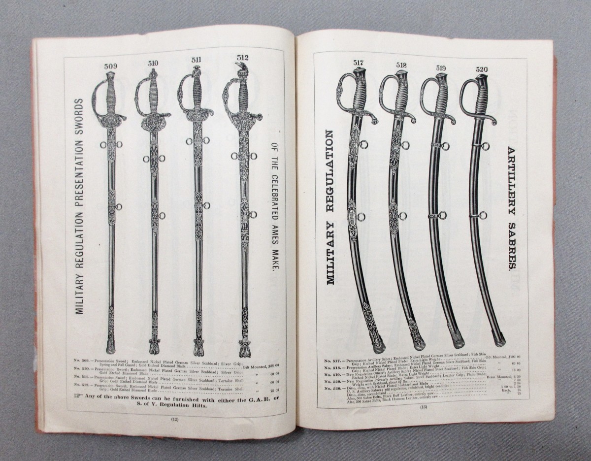 1890 William Read & Sons Military Goods Catalog | J. Mountain Antiques
