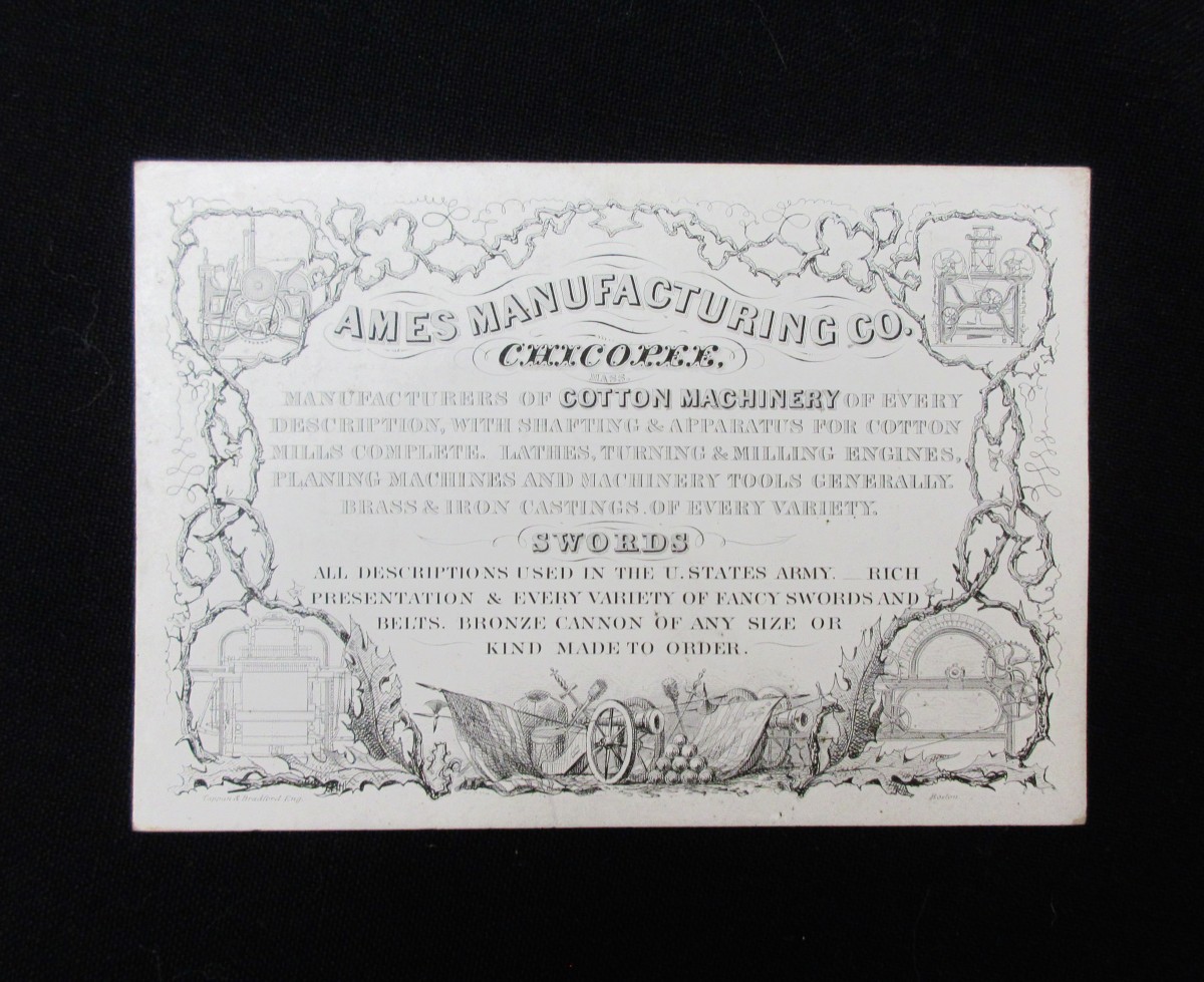 Ames Manufacturing Company Illustrated Business Card. – SOLD | J ...