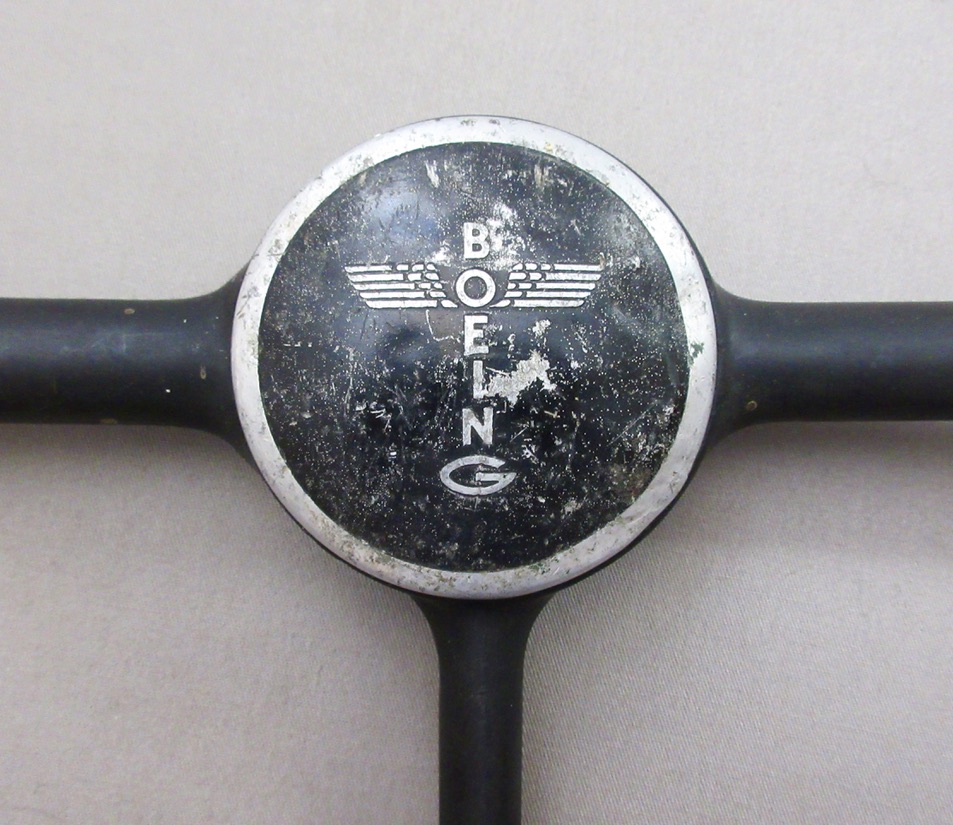 Boeing B-17 Control Wheel & Cap – SOLD | J. Mountain Antiques