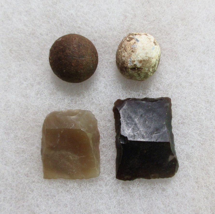 Dug Musket Ball -Small Shot & Gun Flints SOLD | J. Mountain Antiques