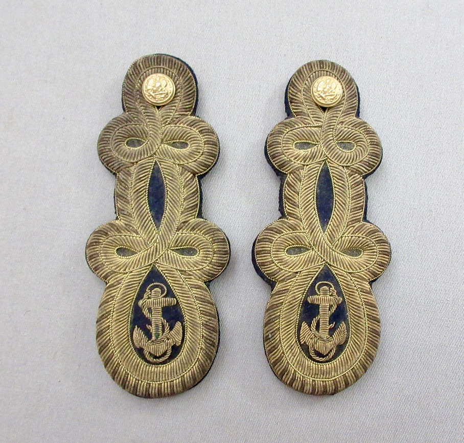 1880’s USN Passed Midshipman’s Shoulder Loops – SOLD | J. Mountain Antiques