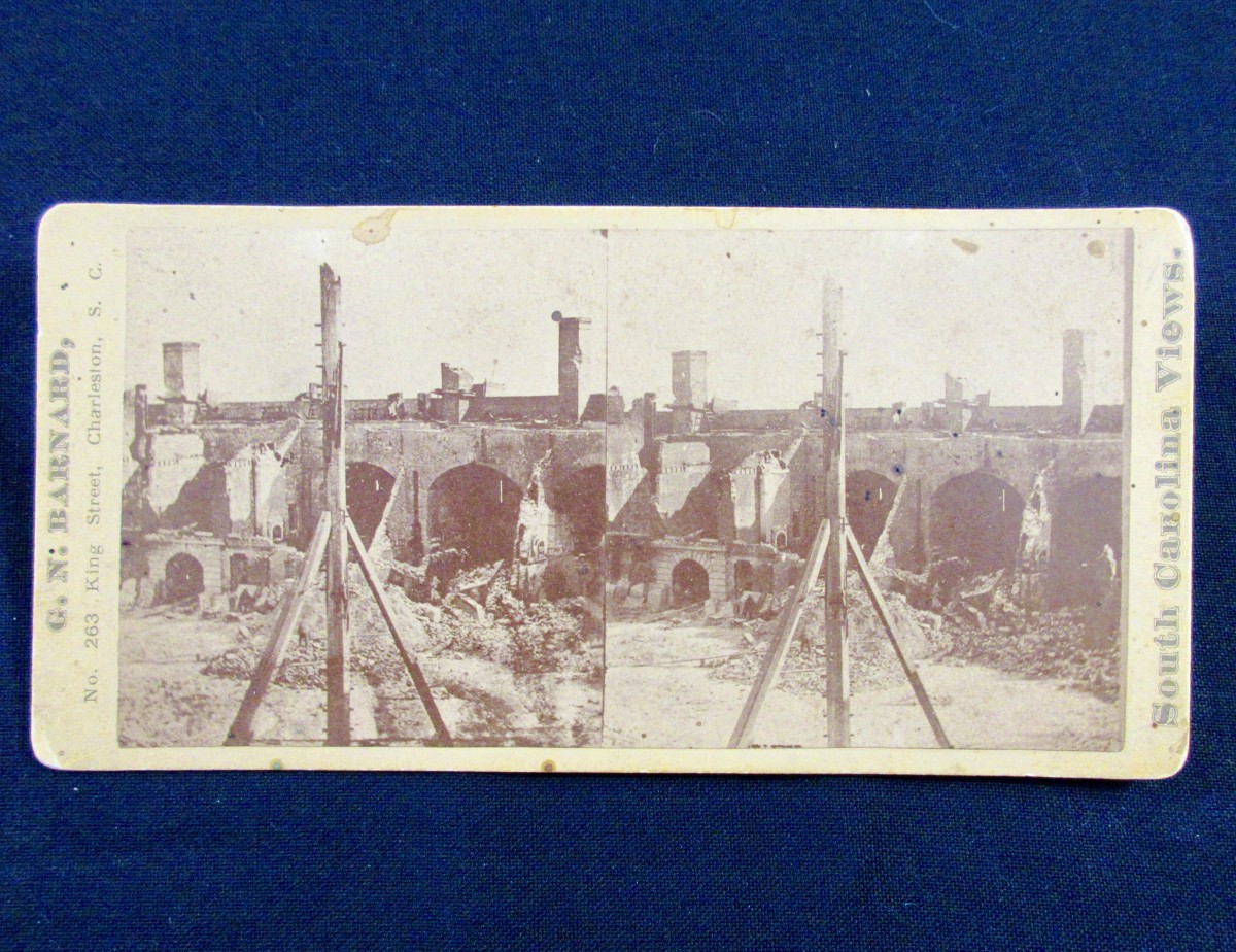 Civil War Stereoview Of Fort Sumter Interior Shot SOLD J Mountain civil-war-stereoview-of-fort-sumter-interior-shot-sold-j-mountain