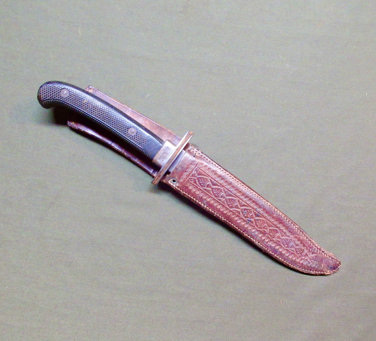 San Antonio Iron Works Fighting Knife Made From Patton Saber Blade ...