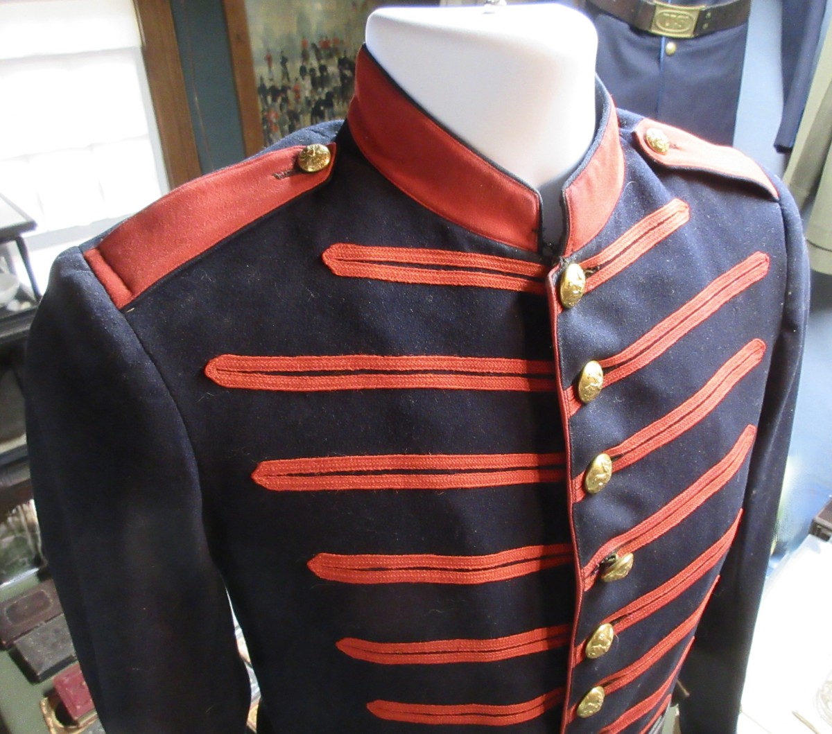 1885 Light Artillery Musician’s Dress Coat. – SOLD | J. Mountain Antiques
