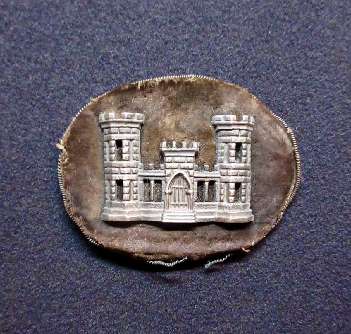 Civil War Engineer Officer’s Cap Insignia. – SOLD | J. Mountain Antiques