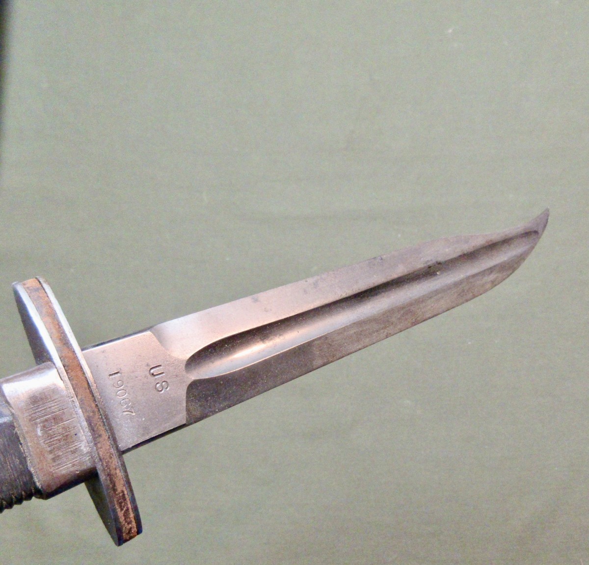 San Antonio Iron Works Fighting Knife Made From Patton Saber Blade ...