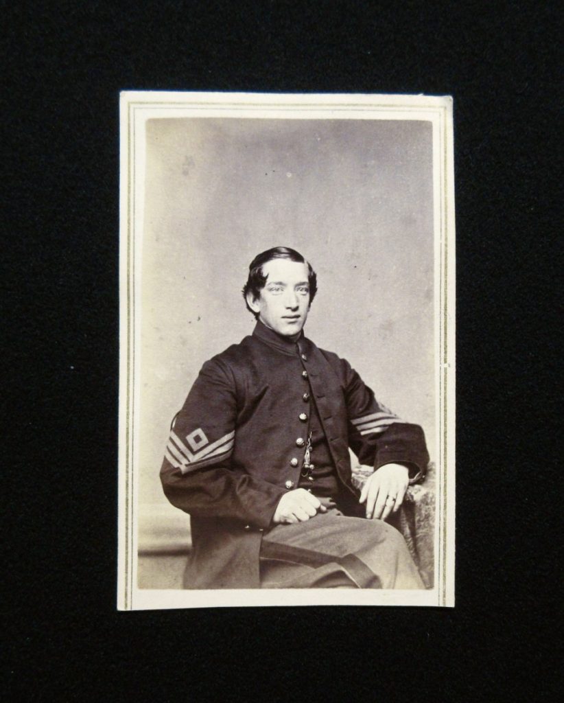 CDV Signed By First Sergeant Benjamin R. Symonds 59th Massachusetts ...