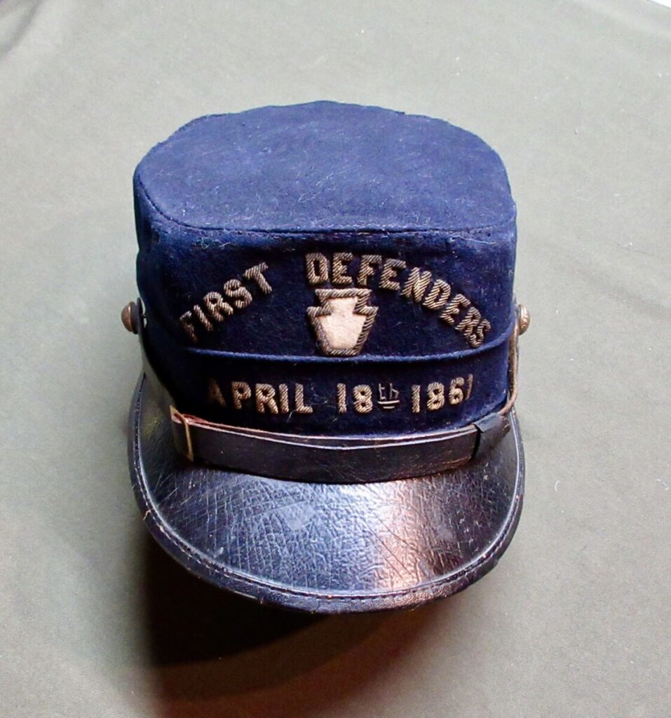 Pennsylvania First Defenders 1895 Cap -Sold | J. Mountain Antiques