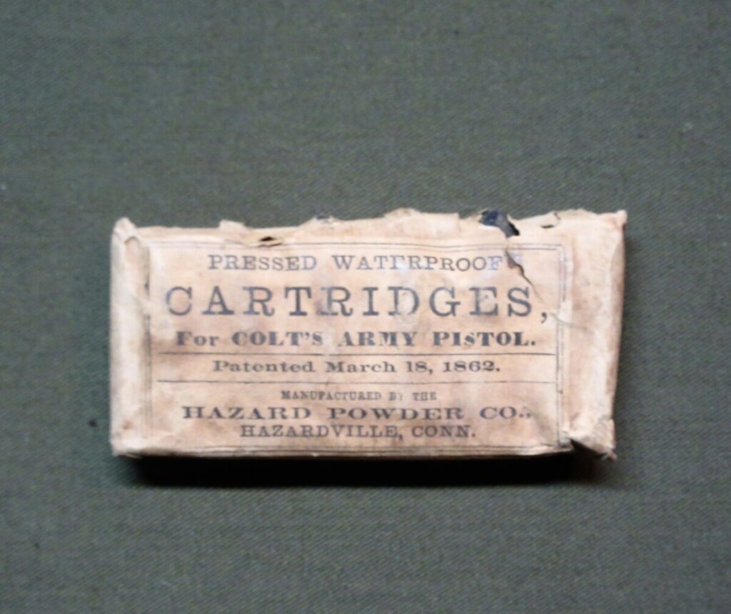 Colt’s Army Pistol Cartridges – Hazard Powder Co. – SOLD | J. Mountain ...