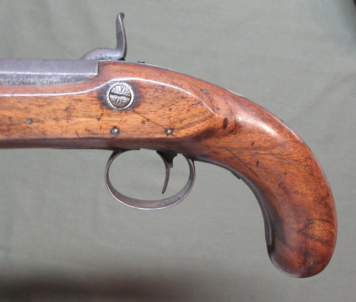 Walnut Stocked Percussion Horse Pistol Circa 1840-50s. | J. Mountain ...