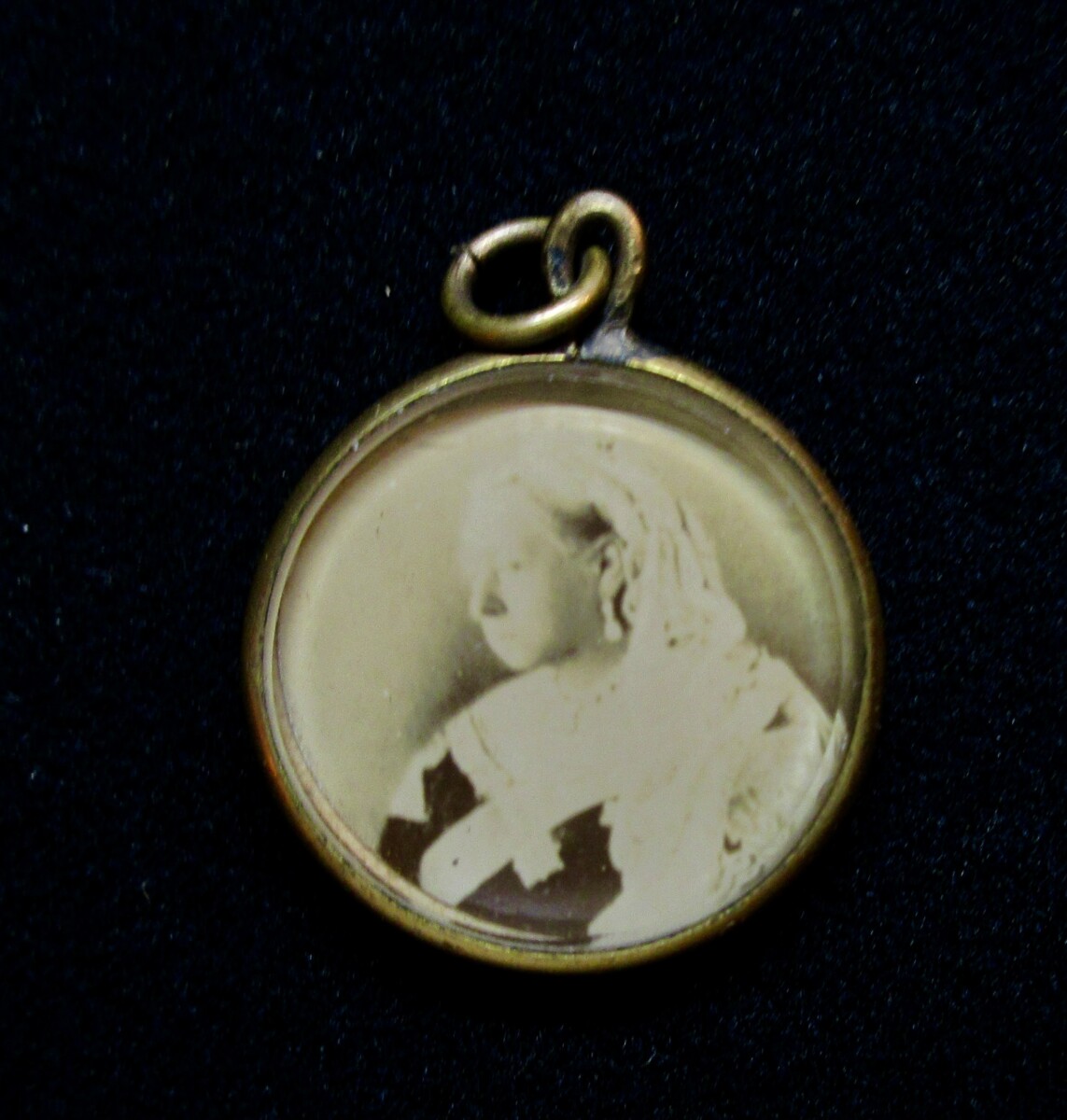 Photo Brooch of Queen Victoria & Officer. SOLD | J. Mountain Antiques