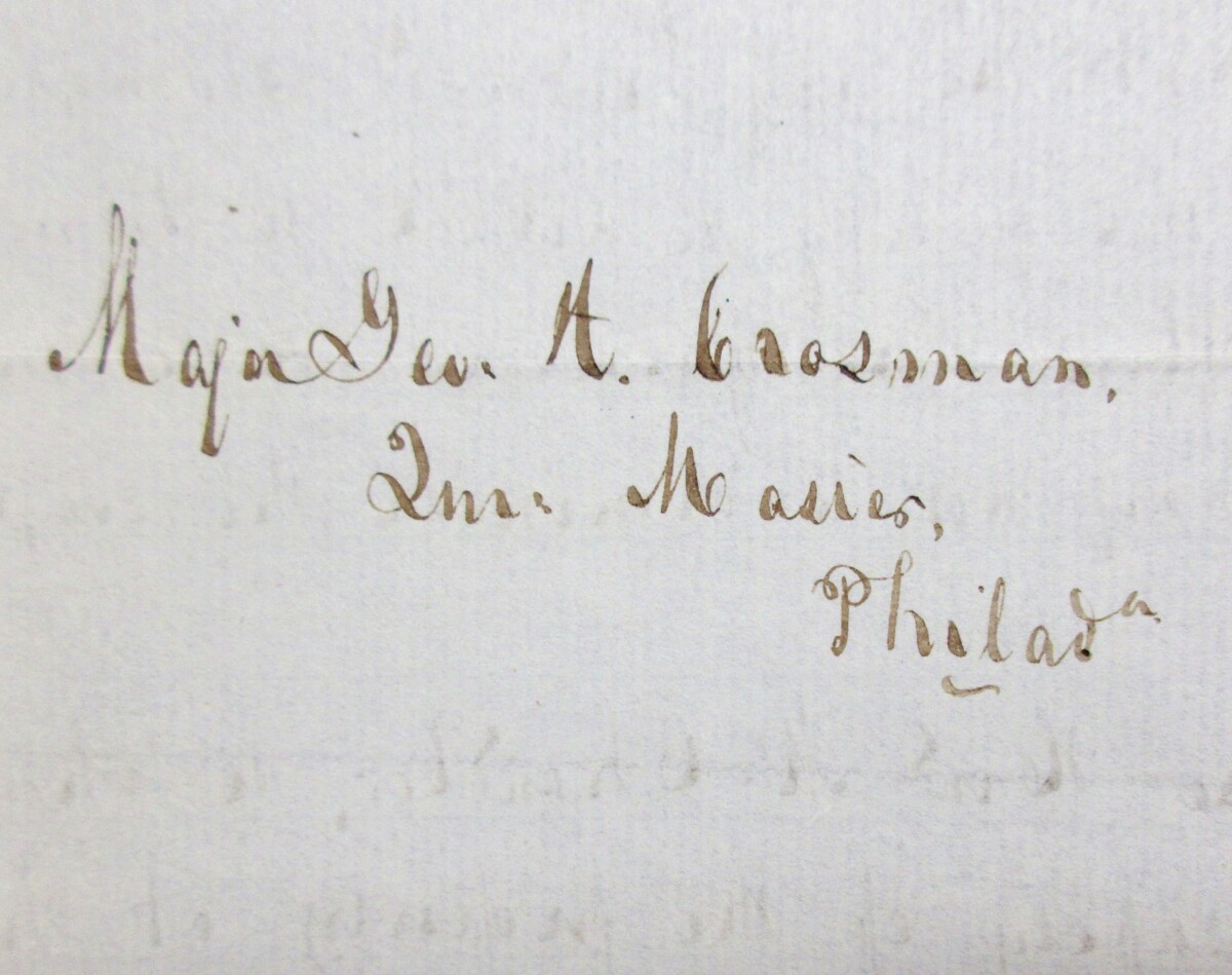 1851 Signed Letter From General Thomas S. Jessup, Quartermaster General ...