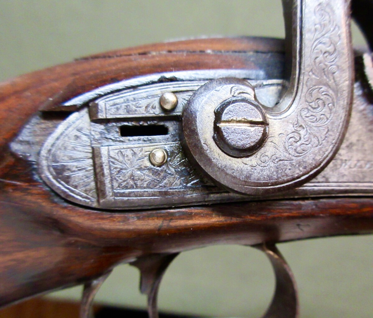 Walnut Stocked Percussion Horse Pistol Circa 1840-50s. | J. Mountain ...