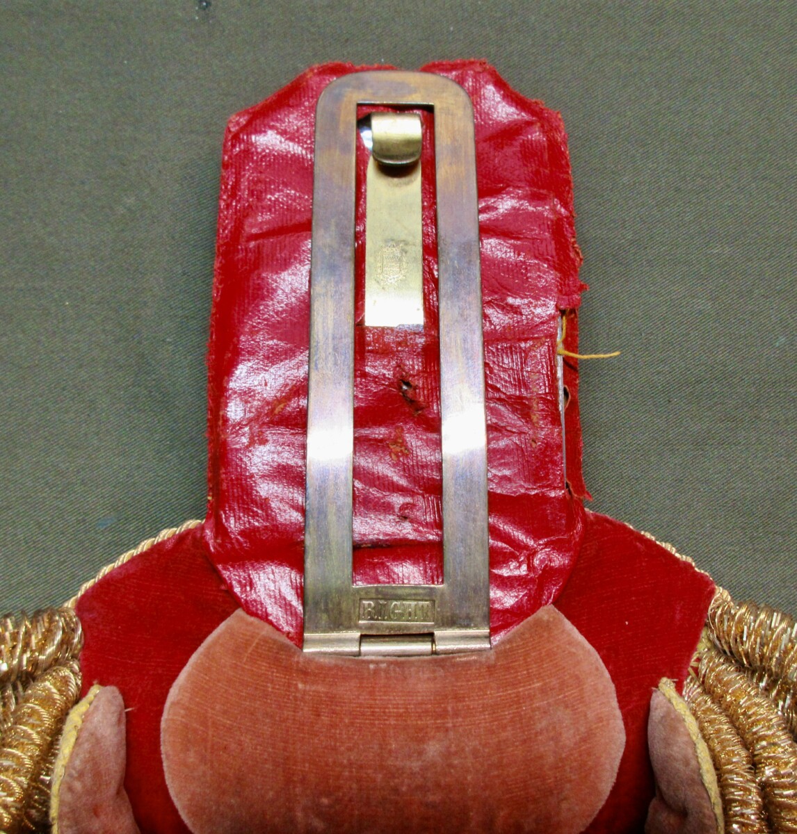 Paymaster General Cased Epaulets | J. Mountain Antiques