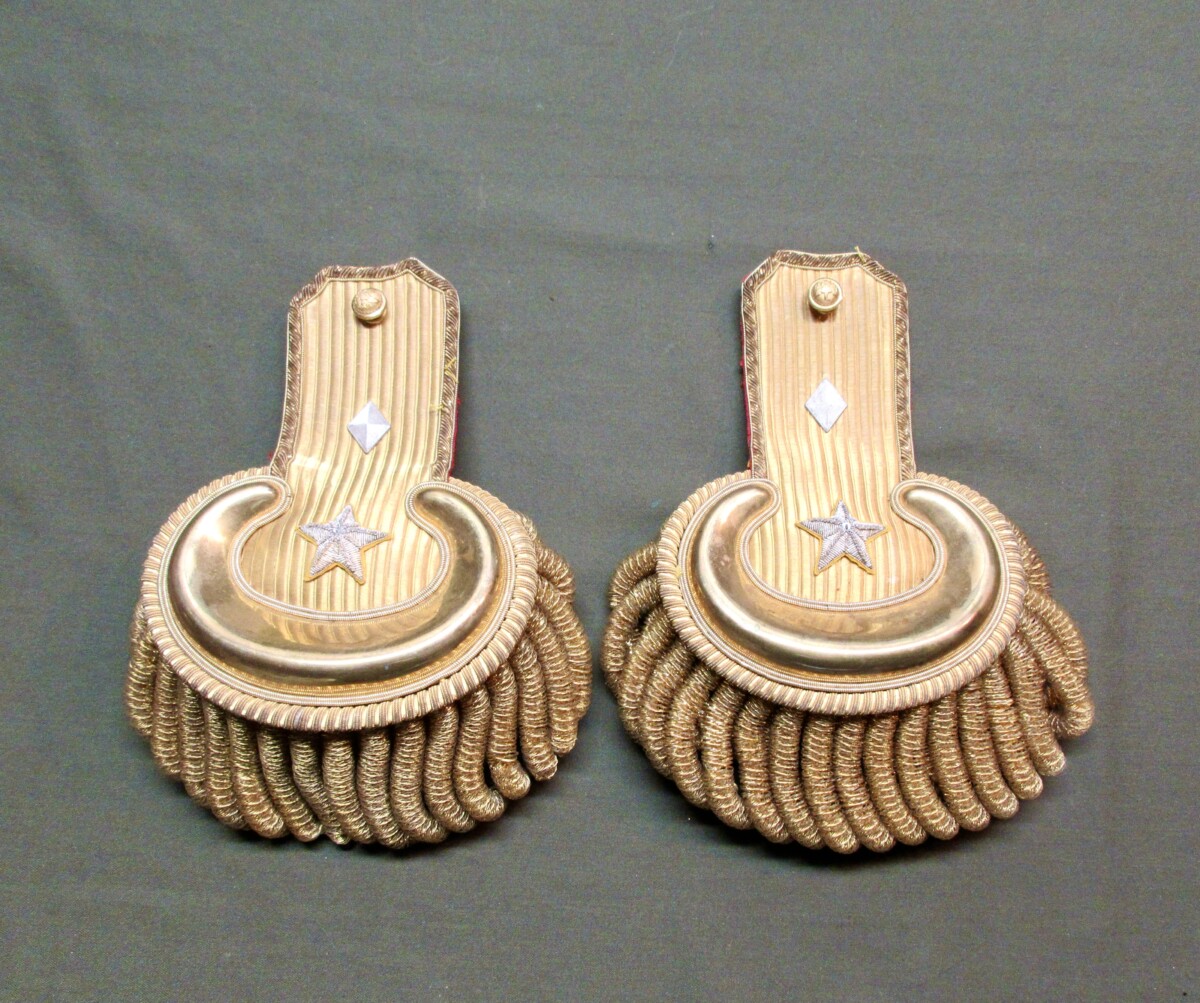 Paymaster General Cased Epaulets | J. Mountain Antiques