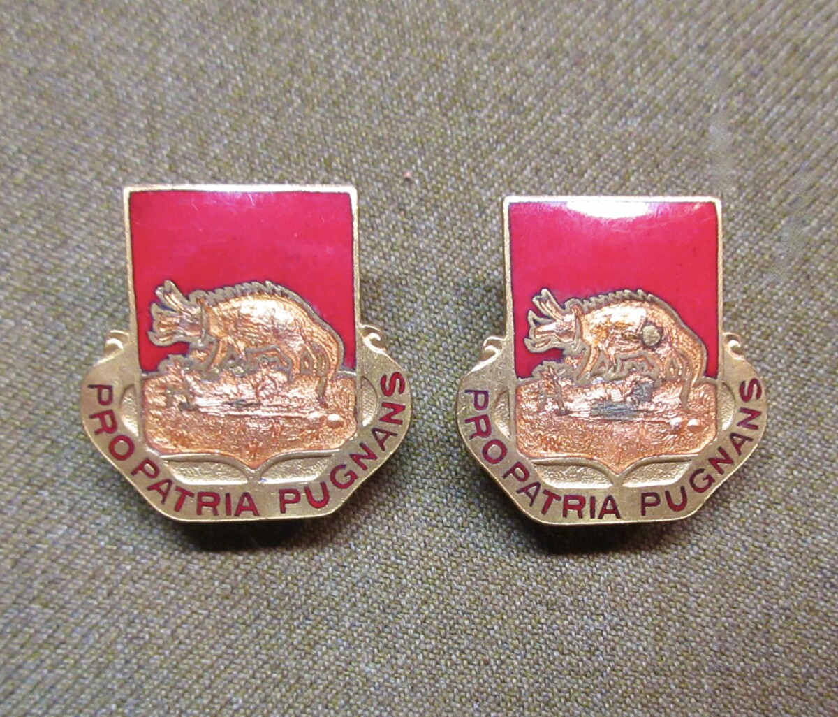 629th Tank Destroyer Officer Insignia Group – SOLD | J. Mountain Antiques
